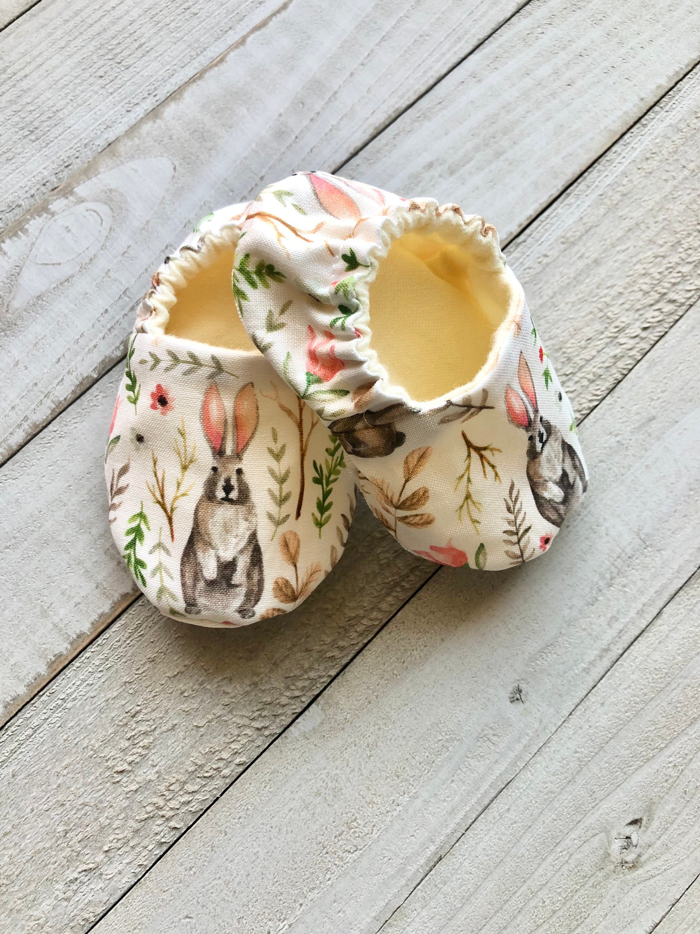 Rabbit Crib Shoes, Bunny, Baby Shoes, Toddler Shoes, Baby Booties ...