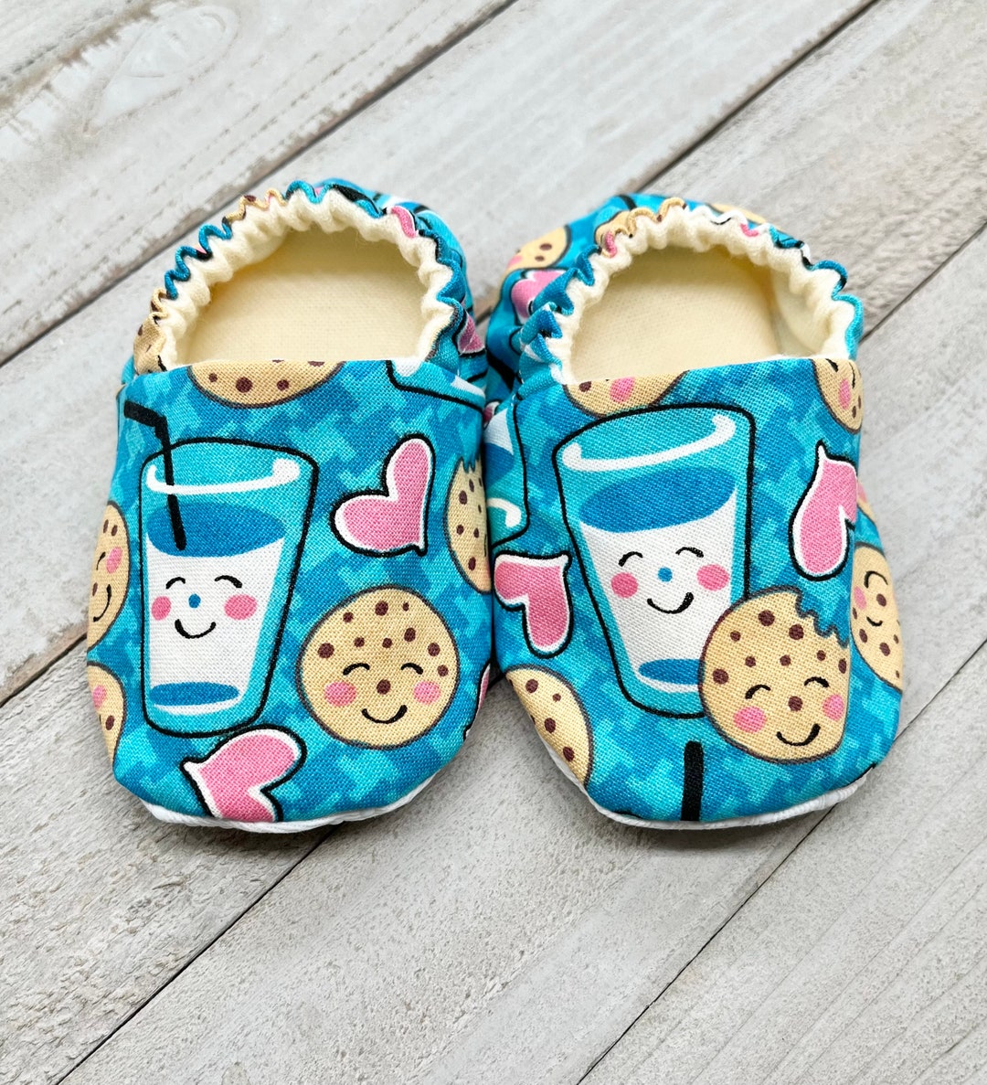 Milk & Cookies Crib Shoes Baby Shoes Sweets Moccasins Baby - Etsy