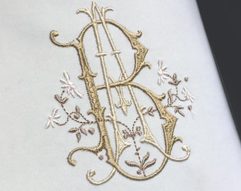 Interlocking S and R Monogram. Embroidery Design for - Etsy