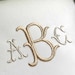 Interlocking M and B Embroidery Monogram Design for Machine - Etsy