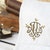 4 Sizes Ella Lorraine Vintage Damask Monogram, Machine Embroidery Font ...