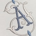 Interlocking J and A Embroidery Monogram Design for Machine Embroidery ...