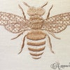 Furry Fuzzy Queen Bumble Bee With Crown Embroidery Design Pattern ...