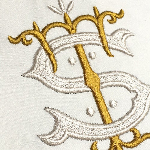 Interlocking CP or PC Monogram Embroidery Design / Machine - Etsy