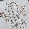 Interlocking A and N Embroidery Monogram Design for Machine Embroidery ...