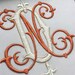 Interlocking D and N Embroidery Monogram Design for Machine Embroidery ...