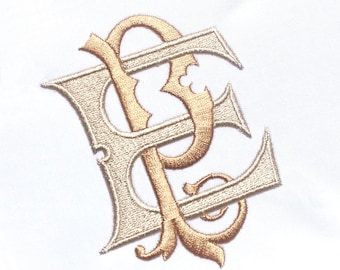 P Embroidery Design - Etsy