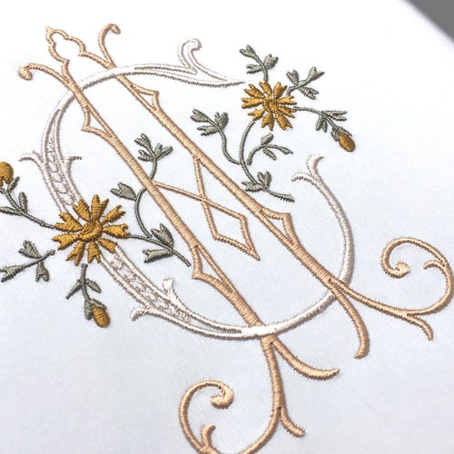 Interlocking M and A Embroidery Monogram Design for Machine - Etsy