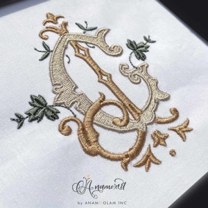 Interlocking G and J Embroidery Monogram Design / Machine Embroidery ...