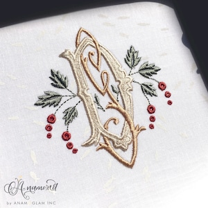 Interlocking Double D and G Embroidery Monogram Design for Machine ...