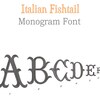 Two Sizes, 4" and 5" Floral Antique Vintage Embroidery Monogram Font for Embroidery Machine/ BX ...