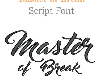 master script monogram font