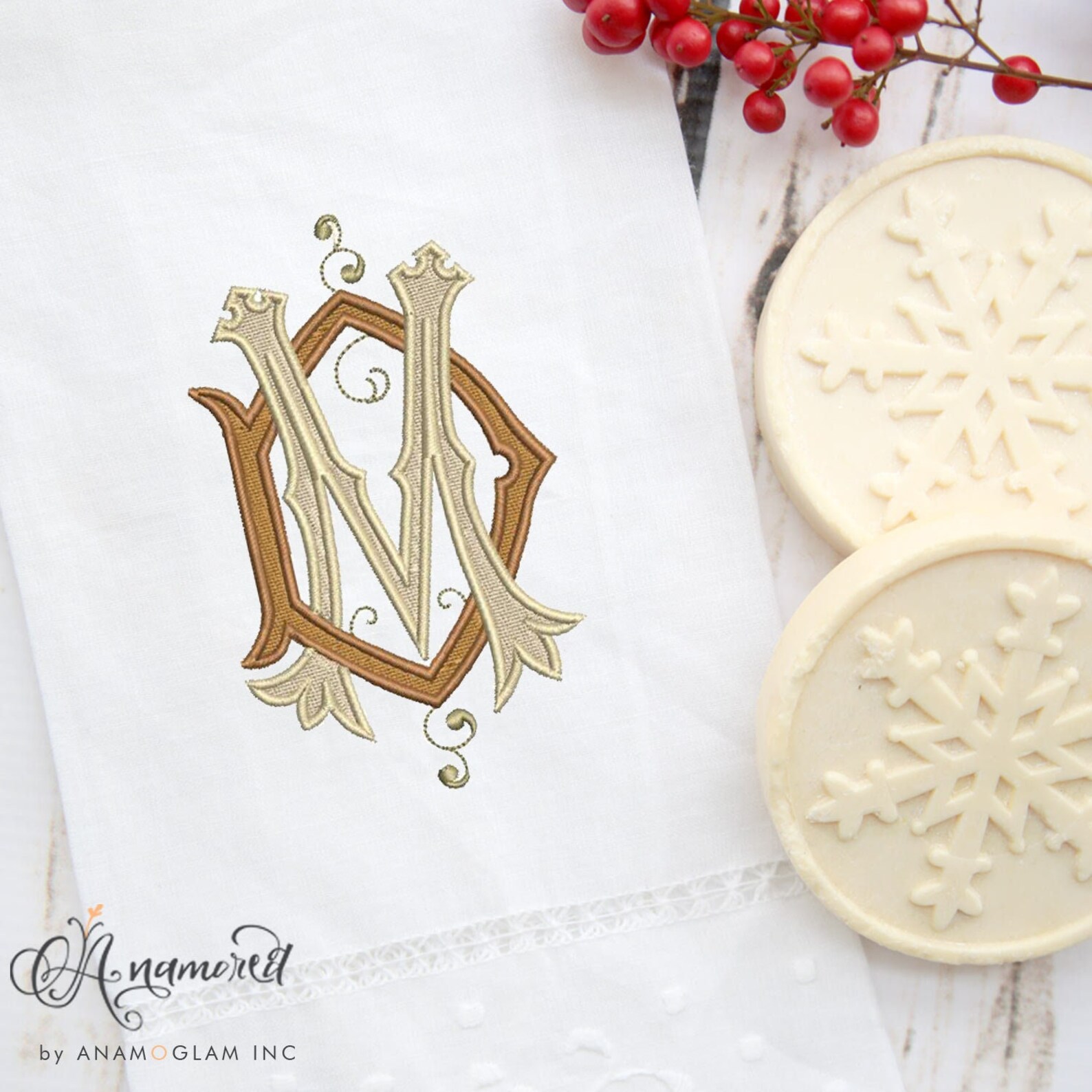 Interlocking D and M Embroidery Monogram Design for Machine | Etsy