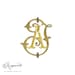 Interlocking J and A Embroidery Monogram Design for Machine Embroidery ...