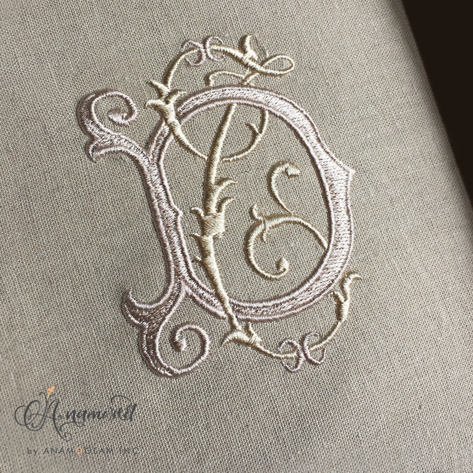 Interlocking D and T Embroidery Monogram Design for Machine - Etsy