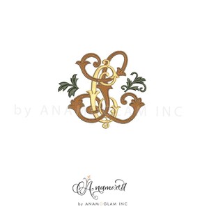 Interlocking L and C Embroidery Monogram Design for Machine Embroidery ...