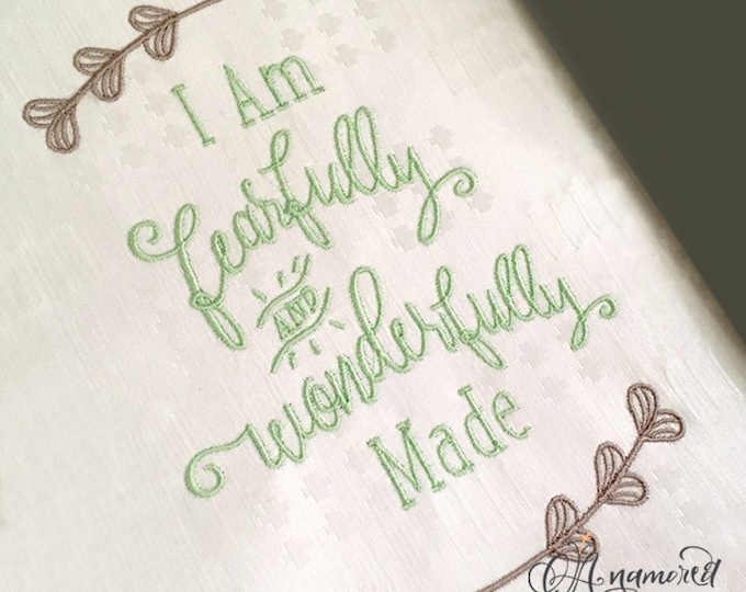 I Will Praise You for I Am Fearfully and Wonderfully Made Mounted ...