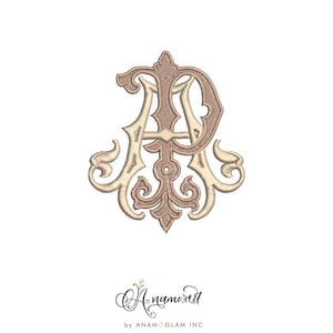 Interlocking A and P Monogram Embroidery Design / Machine Embroidery ...