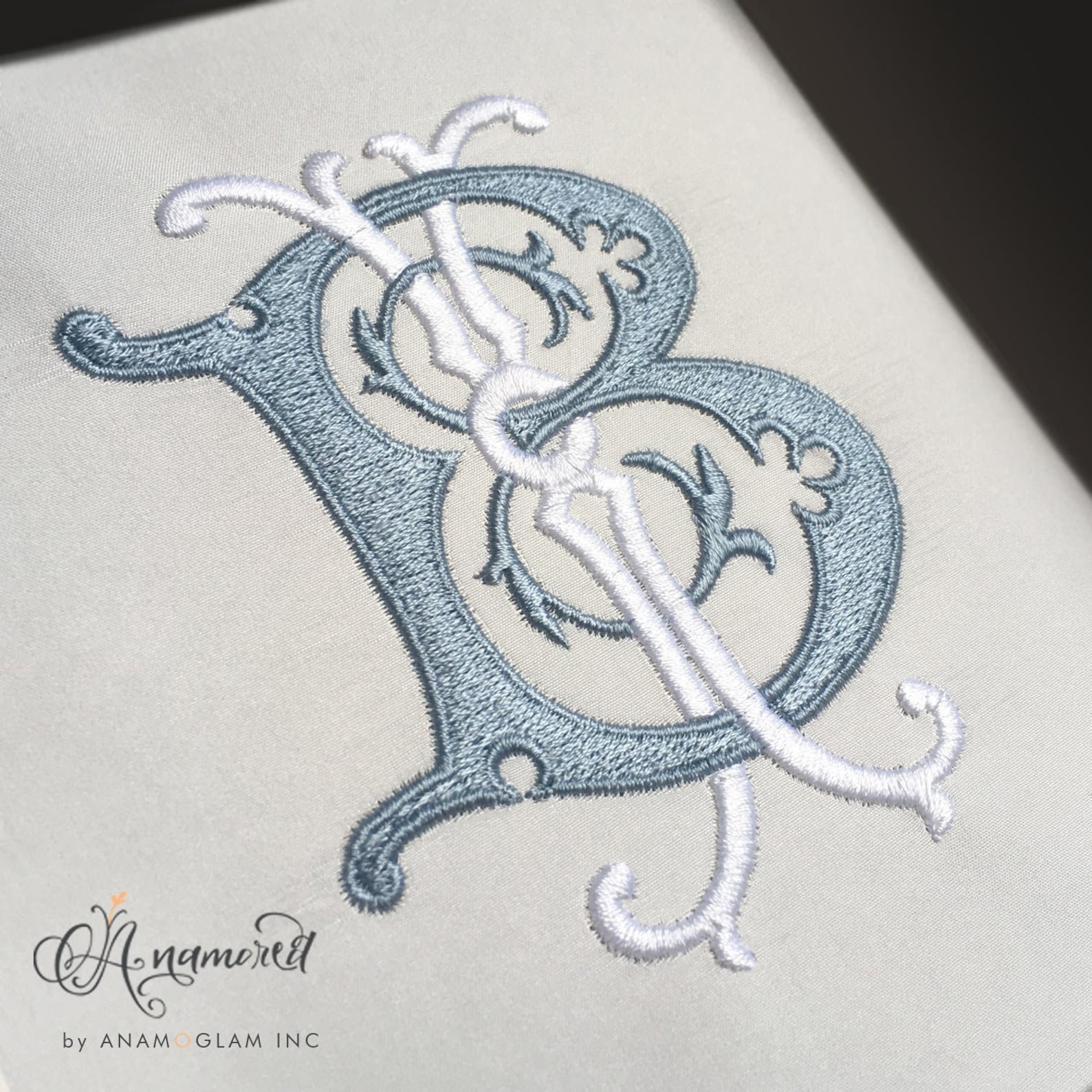 Interlocking BI or IB Monogram Embroidery Design / Machine Embroidery ...