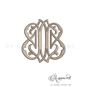 Interlocking B and B Monogram Embroidery Design / Embroidery Design ...