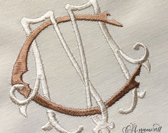 Interlocking C and M Monogram Embroidery Design / Machine - Etsy