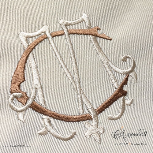 Interlocking S and W Embroidery Monogram Design for Machine - Etsy