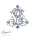 Interlocking S and R Monogram. Embroidery Design for Embroidery ...
