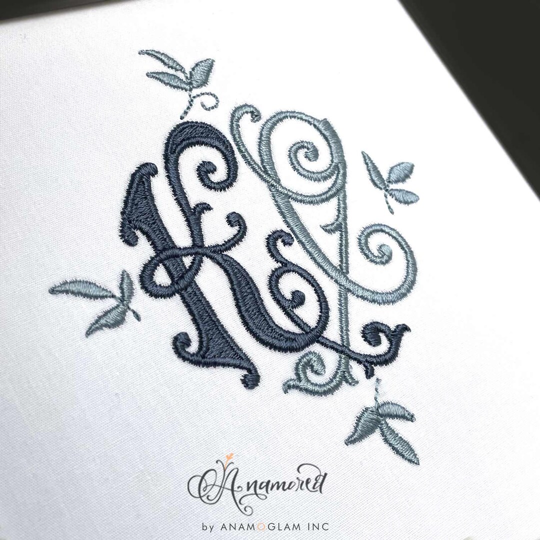 Monza Interlocking K and C Embroidery Monogram Design for Machine ...