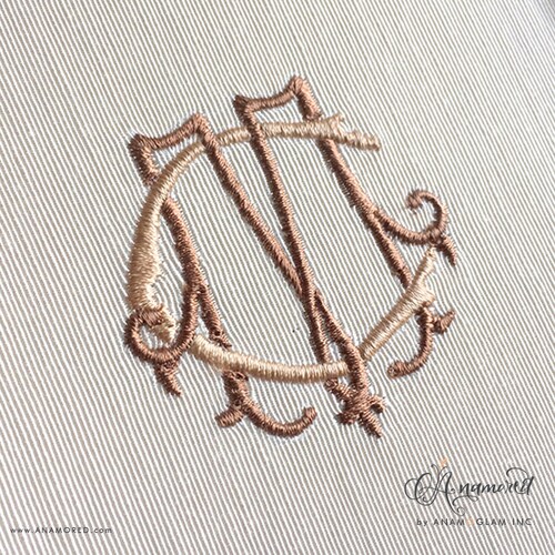 Interlocking A and C Embroidery Monogram Design for Machine - Etsy