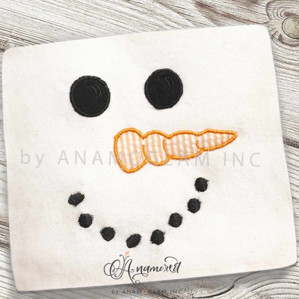 Snowman Face Embroidery - Etsy