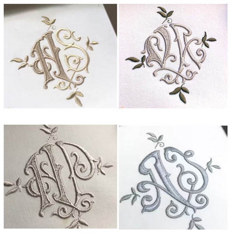 Monogram Font Design - Etsy