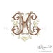Interlocking KM Monogram Embroidery Design (digital Download) - Etsy
