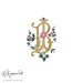 Interlocking BJ or JB Monogram Embroidery Design / Machine Embroidery ...
