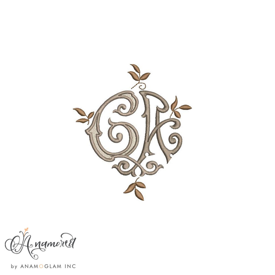 Monza Interlocking C and A Embroidery Monogram Design for Machine ...