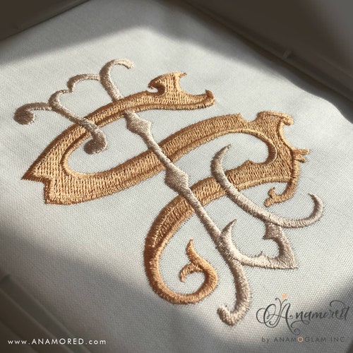 Interlocking G and W Monogram Embroidery Design / Machine - Etsy