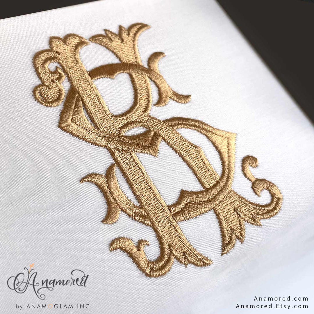 Interlocking K and S Monogram Embroidery Design (digital Download) - Etsy