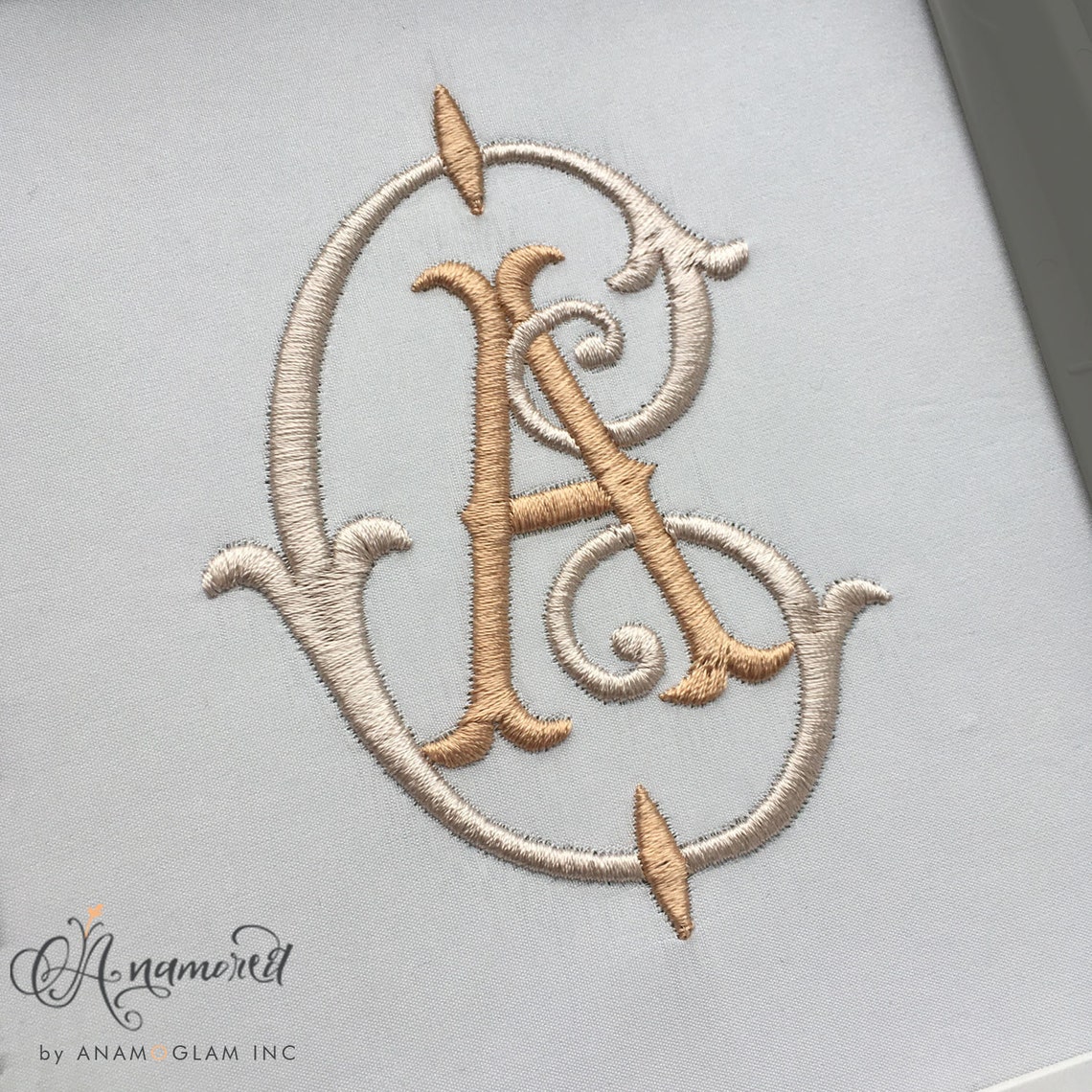 Interlocking A and C Embroidery Monogram Design for Machine Embroidery ...