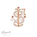 Interlocking SF or FS Monogram Embroidery Design / Machine Embroidery ...