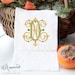 Interlocking D and N Embroidery Monogram Design for Machine Embroidery ...