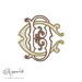 Interlocking D and C Embroidery Monogram Design for Machine Embroidery ...