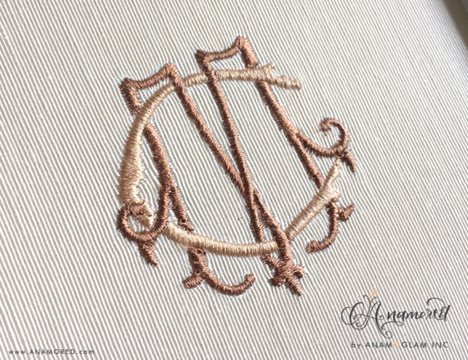Interlocking C and M Monogram Embroidery Design / Machine - Etsy