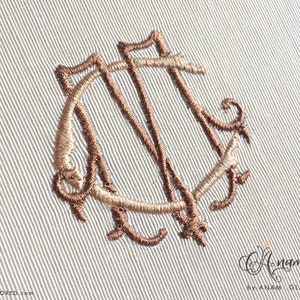 Interlocking C and M Monogram Embroidery Design / Machine - Etsy