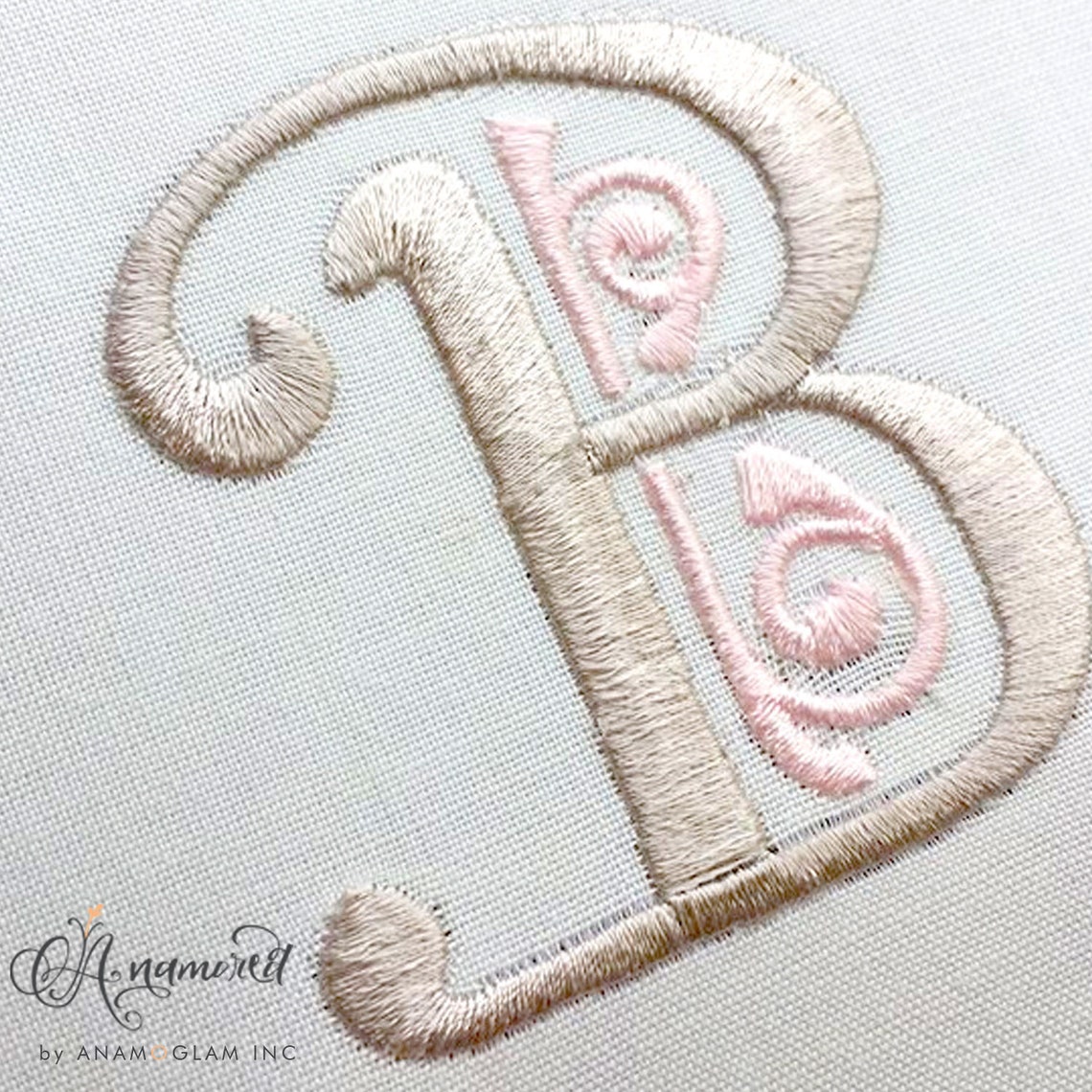 2 Sizes Small Damask Machine Embroidery Font Monogram Alphabet | Etsy