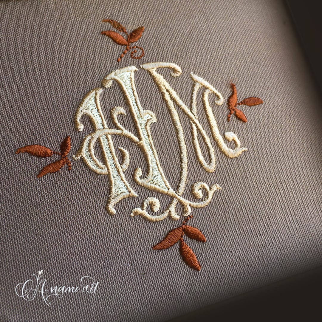 Monza Interlocking H and M Embroidery Monogram Design for Machine ...