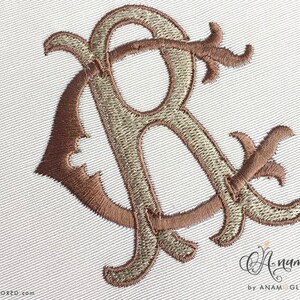 Interlocking C and R Embroidery Monogram for Embroidery | Etsy