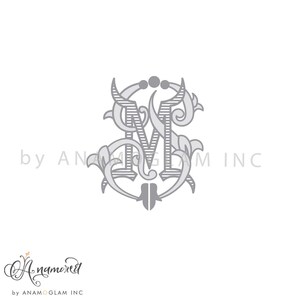 PM or MP Interlocking Vector Monogram. Antique Monogram Logo Design for ...
