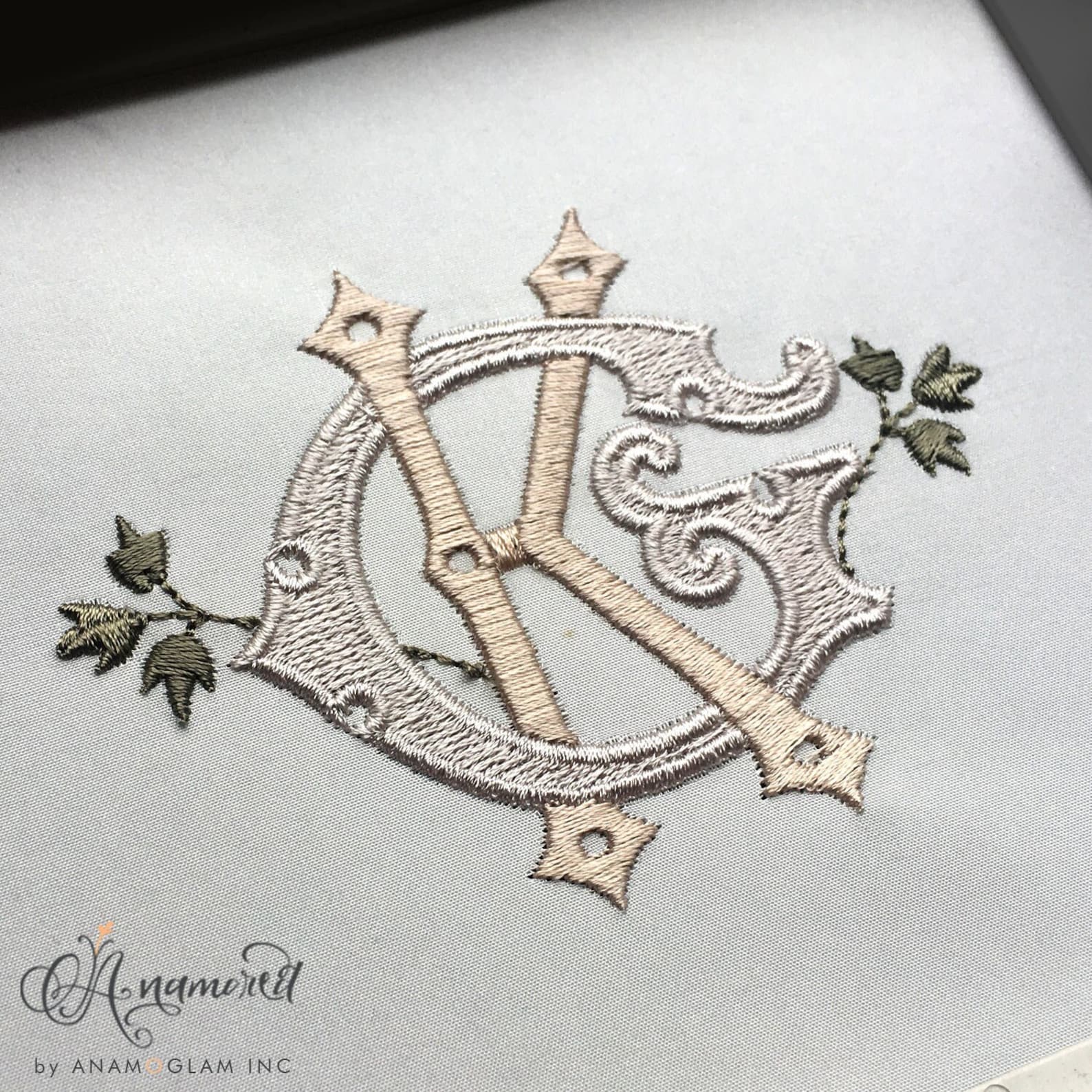 Interlocking G and K Monogram Embroidery Design / Machine - Etsy