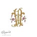 Interlocking WJ or JW Monogram Embroidery Design / Machine Embroidery ...