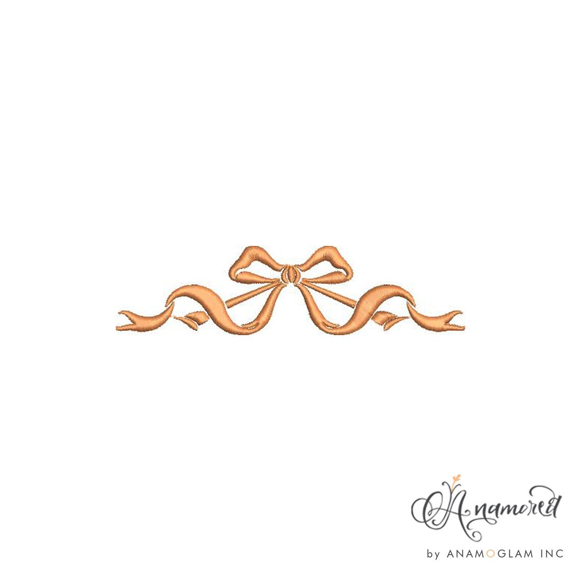 Bow/ Ribbon Embroidery Design for Embroidery Machine Instant - Etsy