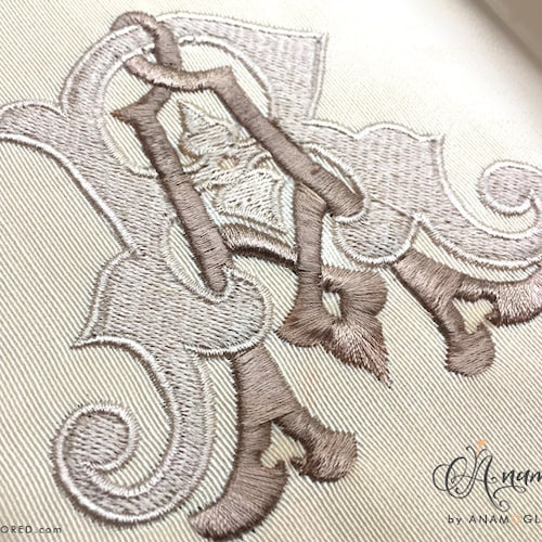 Interlocking C and L Embroidery Monogram Design for Machine - Etsy
